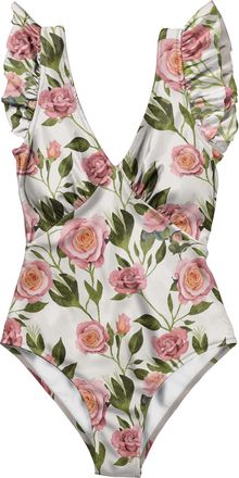 Averie Womens Swimsuit Gwyneth Plunge One-Piece XS-3XL Recycled Fabric