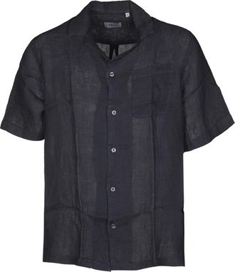 Altea Homme, Chemises, Bleu, Taille: L Short Sleeve Chemises