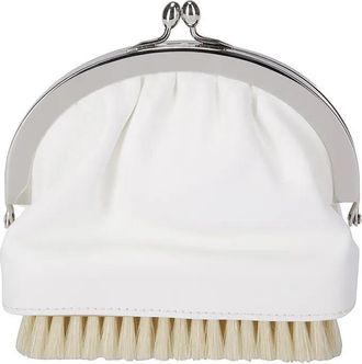 Niccol&ograve; Pasqualetti Portemonnaie - Innovative Leather Purse With Horsehair Bristles - Gr. unisize - in Wei&szlig; - f&uuml;r Damen