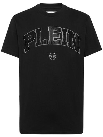Philipp Plein T-Shirt mit Logo-Print - Schwarz