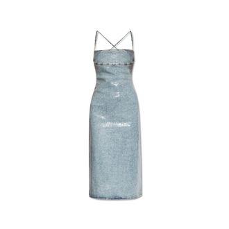 Diesel Tr&auml;gerloses Jeanskleid - - Dresses - Damen - Blau - L
