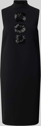 Max Mara Abendkleid mit Pailletten-Applikation Modell EBACINO