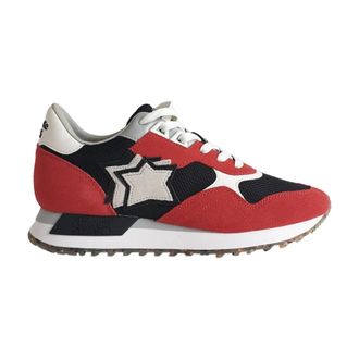Atlantic Stars Sneakers aus Leder und Stoff - - Shoes - Herren - Mehrfarbig - 41 EU