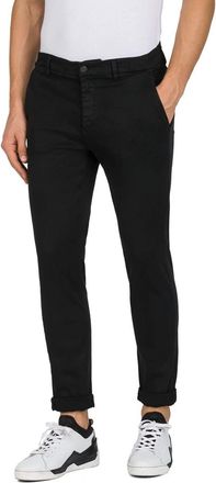 Replay Herren Chino Zeumar Slim-Fit Hyperflex X-Lite mit Stretch, Black 040 (Schwarz), 30W / 34L
