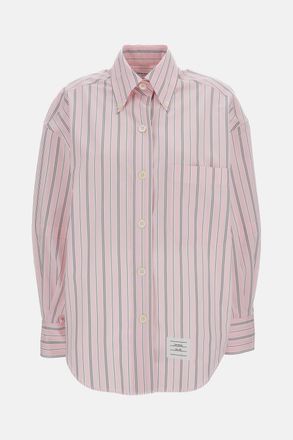 Thom Browne Oversized-hemd Mit Streifen