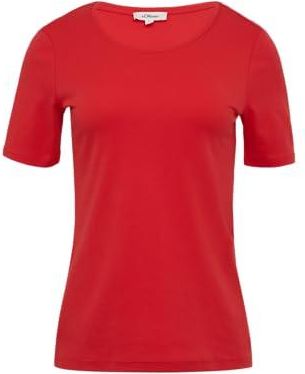 s.Oliver 2164084 T-Shirt, Rouge, 48 Femmes