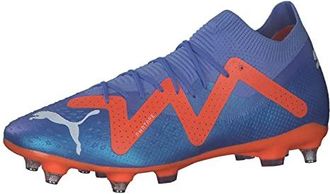 Puma Chaussures de Football Future Pro Mxsg pour Homme, Bleu Glimmer Puma Blanc Ultra Orange, 40.5 EU