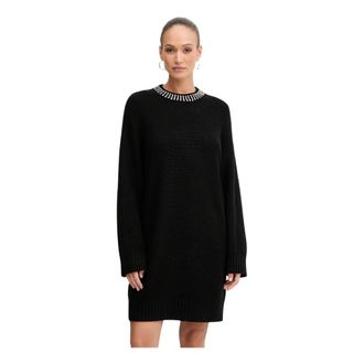 Pinko Ask Kleid - - Dresses - Damen - Schwarzk - S