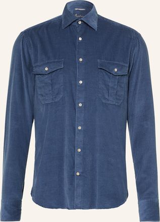 Stenstr&ouml;ms Cordhemd Regular Fit blau