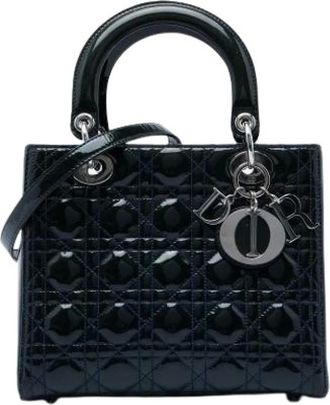 Dior Pre-owned Lady Dior - Femme - Pre-owned - Bleu - Taille: ONE Size