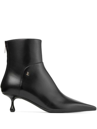 Jimmy Choo London bottines Cycas 50 mm en cuir - Noir