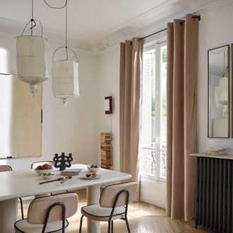 Madura Rideau Oeillets Dor&eacute;s Doubl&eacute; Occultant Dalila Beige chic - BEIGE