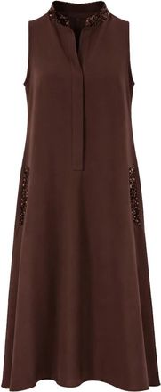 Antonelli Femme, Robes, Brun, Taille: 48 FR Minnie