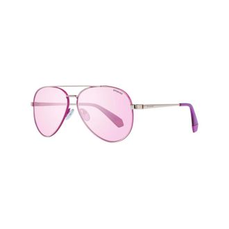 Polaroid Femme, Accessoires, Gris, Taille: ONE Size Lunettes de soleil &agrave; monture m&eacute;tallique avec protection UV