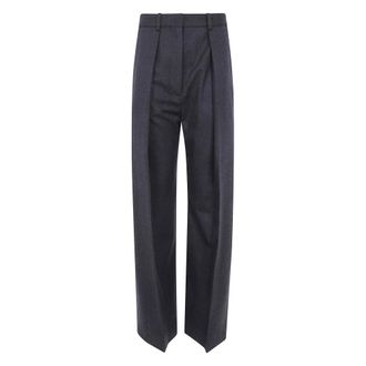 Victoria Beckham Damen, Hosen, Grau, SGr&ouml;&szlig;e