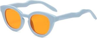 Generic Lunettes De Soleil Tendance For Femmes, De Rue, Shopping, Vacances Et F&ecirc;tes, Lunettes De Soleil D&eacute;coratives For Hommes(Orange)