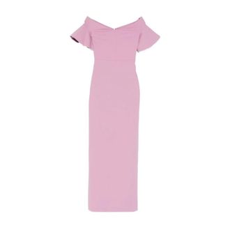 Solace London Cielo Maxi Dress - - Dresses - Damen - Rosa - 2XS