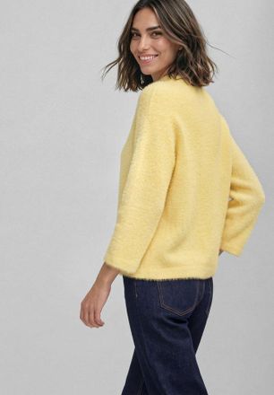 Street One 3/4-Arm-Shirt aus softem Materialmix