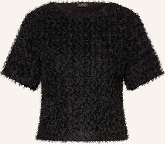 s.Oliver Black Label S.Oliver Black Label Blusenshirt Aus Mesh schwarz