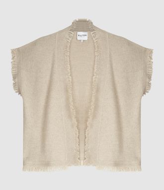 Kujten Gilet Nessa Lin Beige Chine