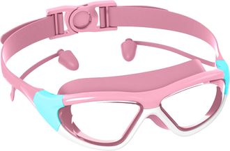 Generico Schwimmbrille f&uuml;r Kinder, Schwimmbrille f&uuml;r Kinder, Schwimmbrille f&uuml;r Kleinkinder, mit UV-Schutz, gro&szlig;er Rahmen, ohne Verrutschen
