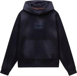 Napapijri Baumwoll -Logo Hoodie - Blau