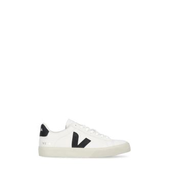 Veja Homme, Chaussures, Blanc, Taille: 41 EU Baskets en cuir bout rond
