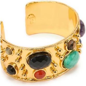 Sylvia Toledano Bracelet manchette Faceted Byzance