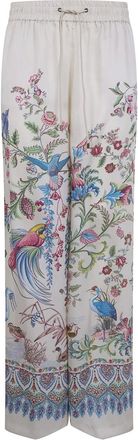 Etro Femme, Pantalons, Multicolore, Taille: 38 FR Pantalon Large Imprim&eacute;