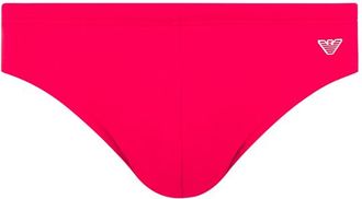 Emporio Armani Herren Badeslip rot unifarben