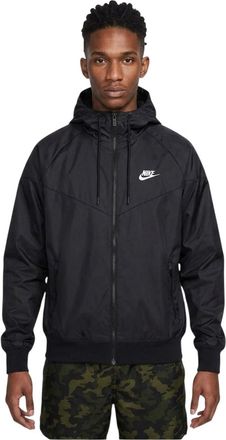 Nike Windrunner Jacke f&uuml;r Herren (Schwarz/Wei&szlig;)