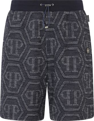 Philipp Plein Jacquard Shorts Monogram