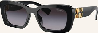 Miu Miu Sonnenbrille Mu 07ys schwarz