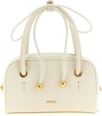 Furla Leder Duffle Handtasche - - Bags - Damen - Wei&szlig; - ONE SIZE