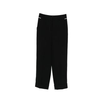 PESERICO Wide Hosen - - Trousers - Damen - Schwarzk - M