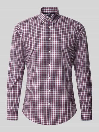 Jake*s Slim Fit Businesshemd aus reiner Baumwolle