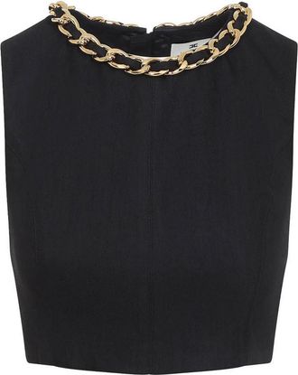 Elisabetta Franchi Top - Noir