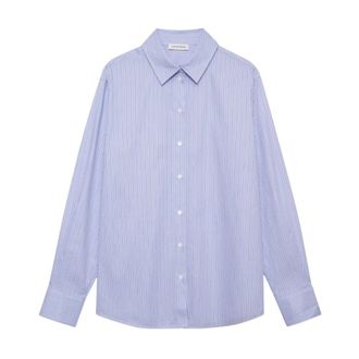 Anine Bing Femme, Blouses et Chemises, Bleu, Taille: 40 FR Essie Shirt