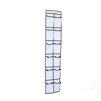 Artibetter T&uuml;rh&auml;ngendes Schuhregal aus Atmungsaktivem Netzgewebe mit 12 F&auml;chern Platzsparender Organizer f&uuml;r Schuhe und Accessoires Aufbewahrungstasche f&uuml;r Kleid