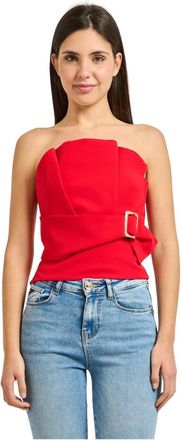 Relish Femme, Tops, Rouge, Taille: 40 FR D&eacute;bardeur
