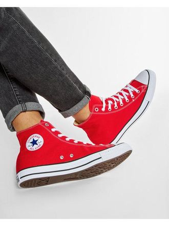 Converse Sneakers aus Stoff Chuck Taylor All Star HI M9621C Rot