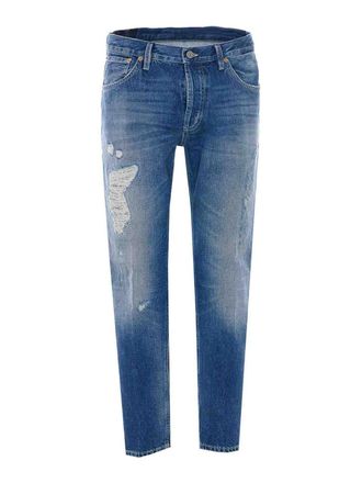 Dondup Jean Droit - Bleu