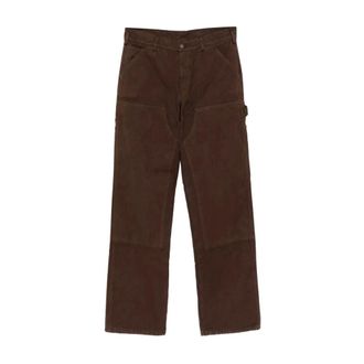 Sky High Farm SKY High Farm, Homme, Pantalons, Brun, Taille: L Pantalon &agrave; Double Genou en Toile Doubl&eacute;e de Flanelle