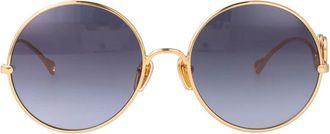 Chlo&eacute; Femme, Accessoires, Jaune, Taille: 56 MM Ch0372S Lunettes de soleil