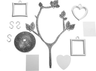 BESPORTBLE Feiner Metall Fotohalter Baum Mit Blatt Design Praktischer Bilderst&auml;nder F&uuml;r Tischdeko Stabile Basis Dekoratives Wohnaccessoire