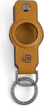 Piquadro Pc7090B3 Leder AirTag Schl&uuml;sselanh&auml;nger mit Geldklammer - - Accessories - Herren - Gelb - ONE SIZE