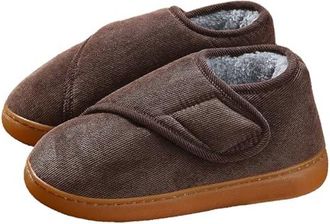 Generic Chaussure Hiver Antid&eacute;rapantes for Femmes Hommes, Bottes de Neige Chaudes et &eacute;paisses Doubl&eacute;es de Fourrure, Chaussons &agrave; Enfiler for Personnes &acirc;g&eacute;es Wo