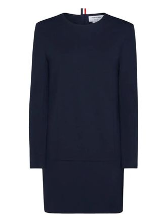 Thom Browne robe &agrave; manches longues - Bleu