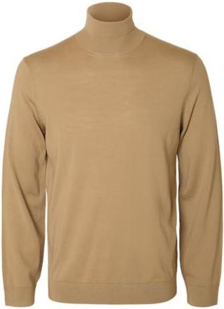Selected Col roulé 100% Laine mérinos Kelp M Kelp M