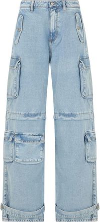 Icon Denim Los Angeles Femme, Jeans, Bleu, Taille: W27 Rosalia Cargo Jeans